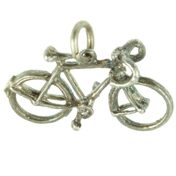 Silver Racing Bike Charm - Carus Jewellery
