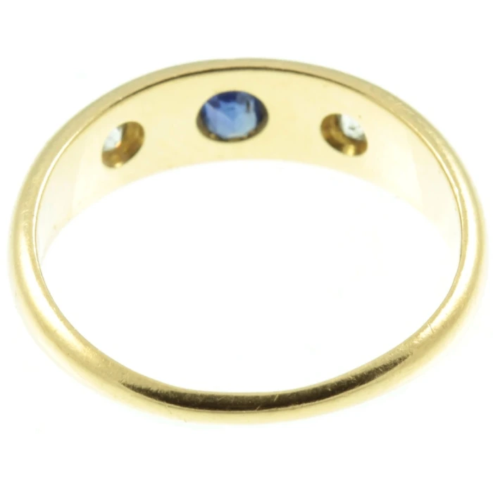 Victorian Sapphire and Diamond Gypsy Ring