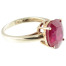 Vintage 9ct Gold Ruby Dress Ring - Carus Jewellery