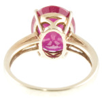 Vintage 9ct Gold Ruby Dress Ring - Carus Jewellery