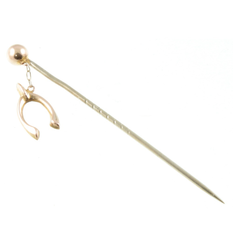 Edwardian WishBone Tie Pin - Carus Jewellery